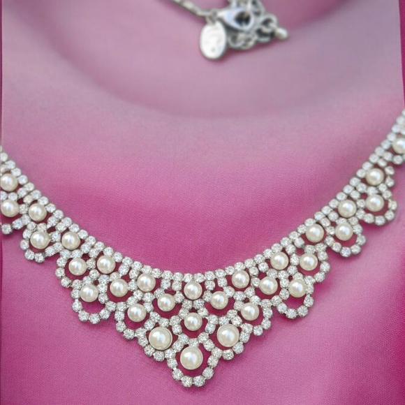 Charming Charlie | Jewelry | Charming Charlie Pearl And Rhinestone ...